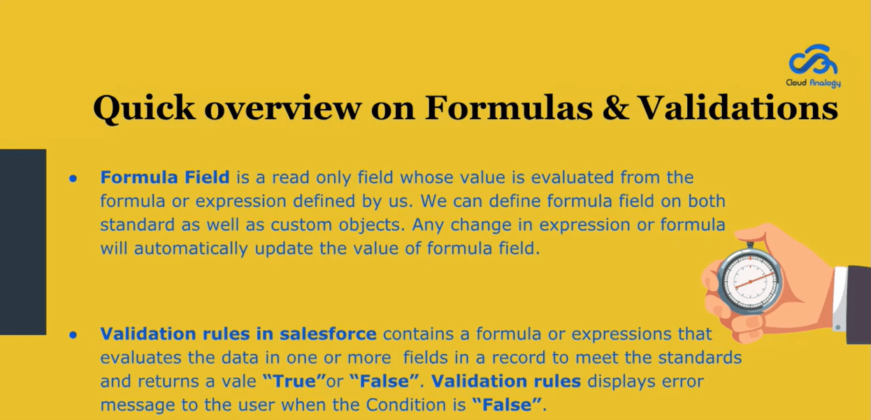 Salesforce™ Formulas & Validation – Webinar - Top Salesforce App Development company ...